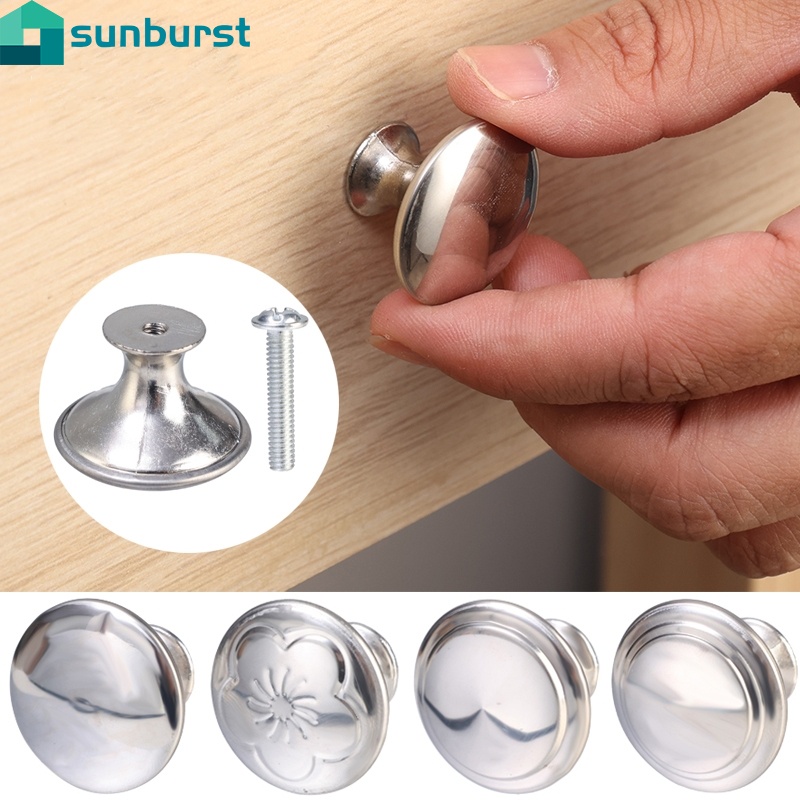 Stainless Stee Mushroom Head Metal Drawer Handles / Wardrobe Handles ...