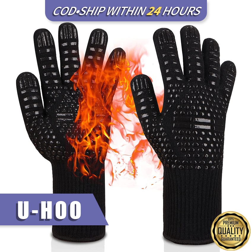 1Pc Extreme Heat Resistant Gloves Microwave Oven Heat Insulation Gloves ...