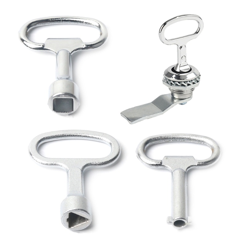 PCF* Metal Electrical Cabinet Key Universal Triangle Square Round Key ...