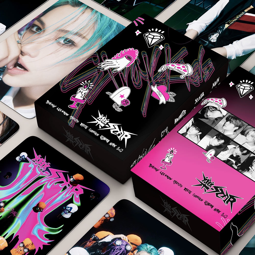 55pcs STRAY KIDS Lomo cards Rock STAR Photocards | Shopee Philippines