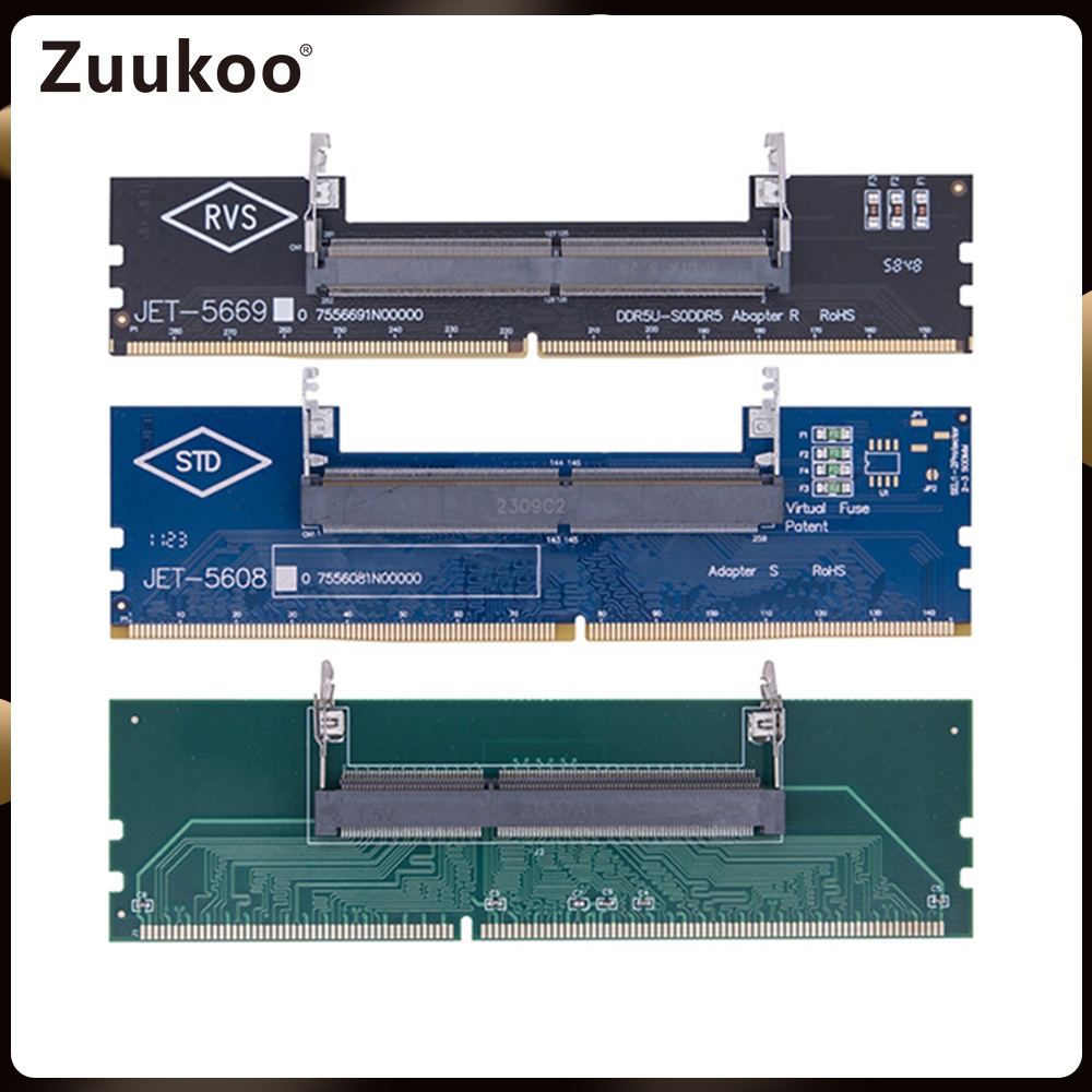 DDR3 DDR4 DDR5 Laptop to Desktop Memory Adapter Card SO-DIMM To PC DIMM Card DDR3 DDR4 DDR5 ...