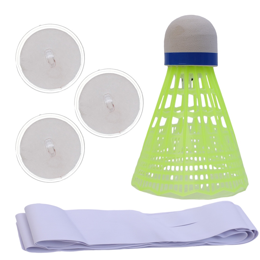 3 Sets Self-Study Badminton Training Kit / Night Light Shuttlecock with ...