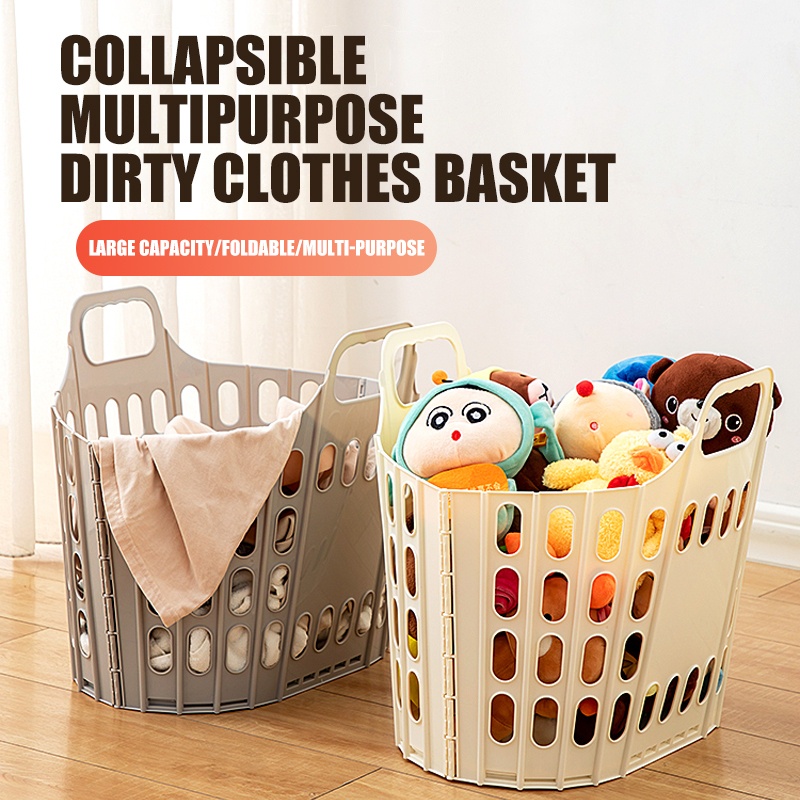 Portable laundry Basket Large Folding Laundry Basket With Handle ...