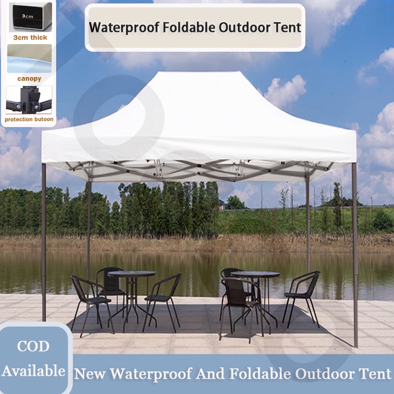 Waterproof Outdoor Tent with Stand Foldable Retractable Tent Free ...