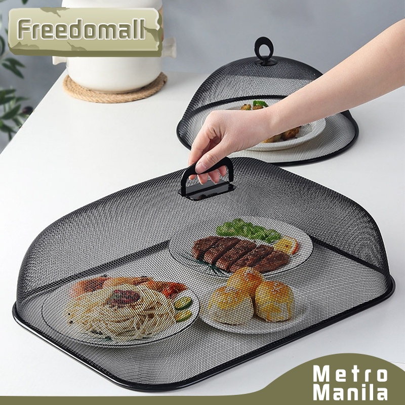 Large Square Table Food Cover Ironwork Rectangle Cover Fly Proof Cover ...