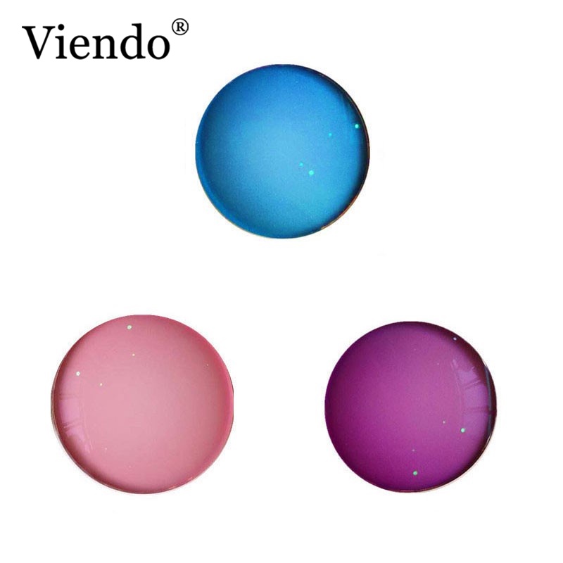 Graded Lens Index 1.56 Astigmatism Prescription Photochromic Pink/Blue ...