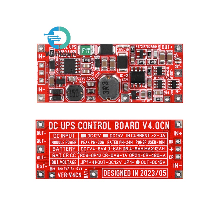 DC 12V/15V 24W 1A UPS Power Supply Module Uninterruptible Power Control ...