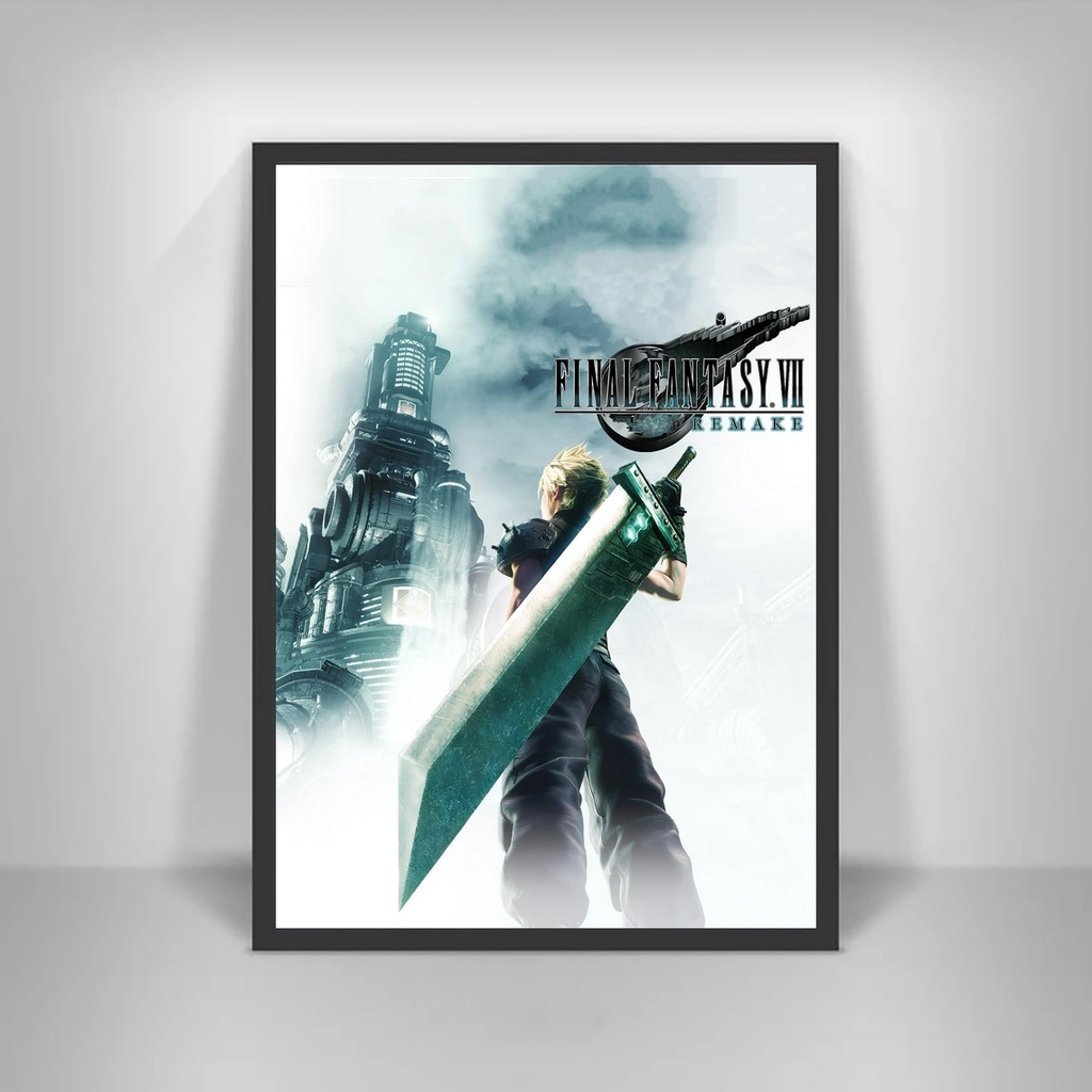Final Fantasy 7 Remake Game Poster Art Canvas Poster Prints Home ...
