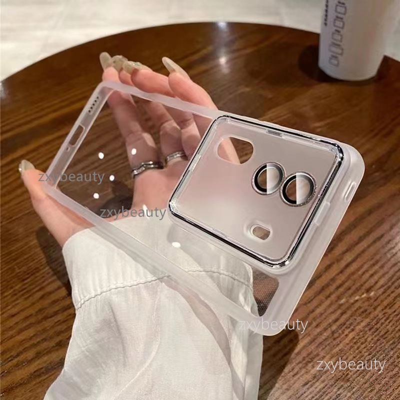 OPPO Reno 11 Pro 5G 2023 Case Plating Transparent Thin Clear Casing For Reno11 11F Reno11F 11Pro ...