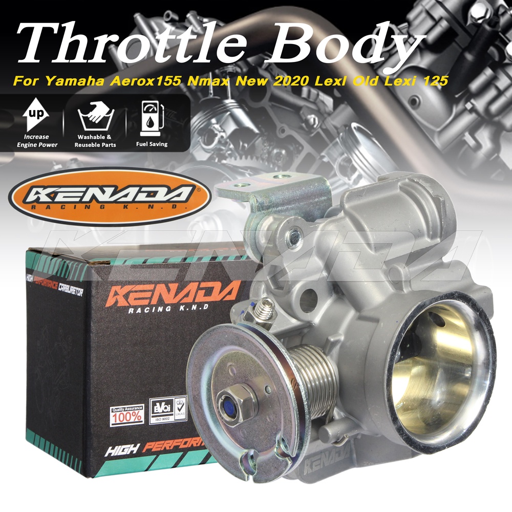 KENADA RACING THROTTLE BODY Racing AEROX155 NMAX V2 NVX155 (28mm/30mm ...