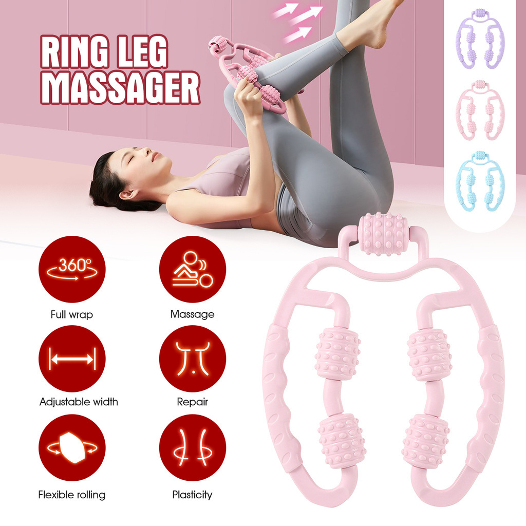 5 Wheels Ring Massager Stovepipe Clip Leg Muscle Relaxation Training ...