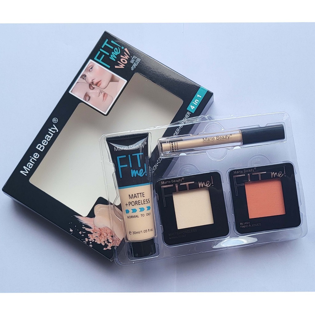 NEW SALE FIT ME MAKE-UP SET Foundation & Liquid make up & concealer ...