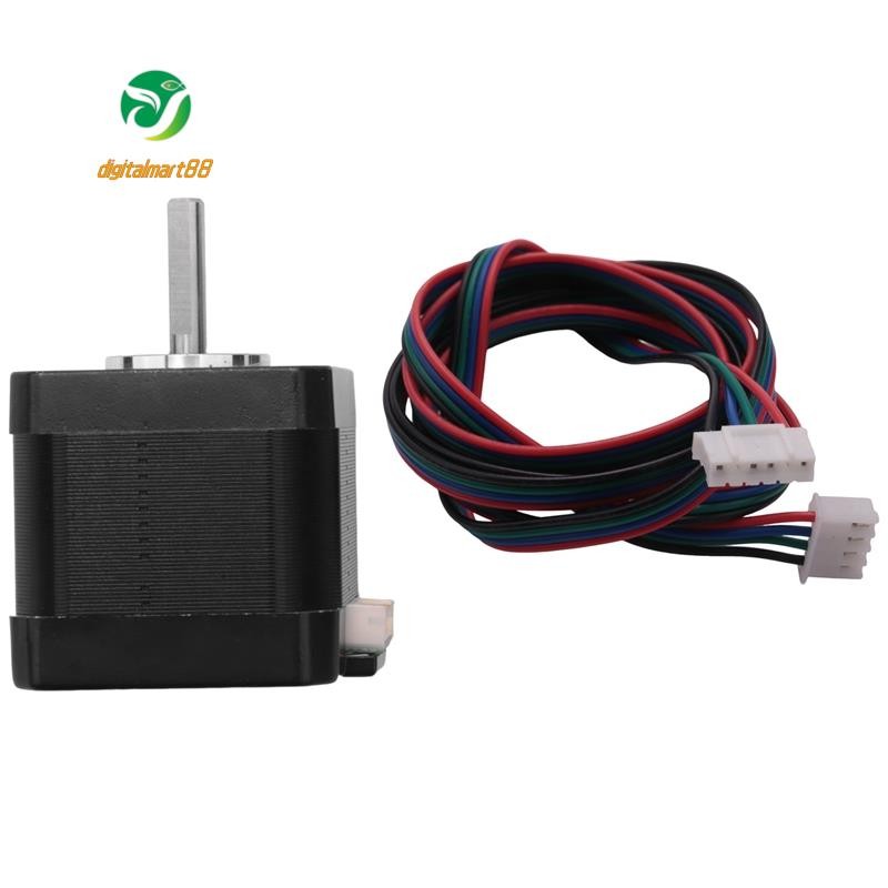 3D Printer Motors, Nema 17 Stepper Motor,40Mm High Torque Bipolar Dc ...