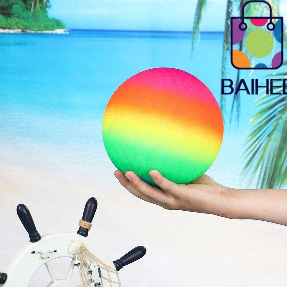 BAIHEE Beach Ball Ball Party Decorations Rainbow for Kids Large ...