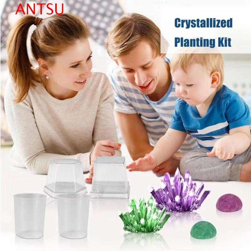 ANTSU Crystal Growing Science Kit, Grow a Crystal Colored Crystals ...
