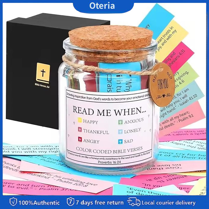Bible Verses in a Jar Small & Creative Colorful Bible Verses Jars Holy ...