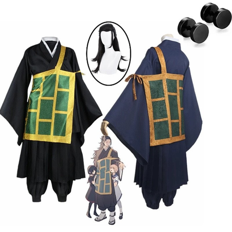 Anime Jujutsu Kaisen Geto Suguru Cosplay Costume For Adult Men Black ...