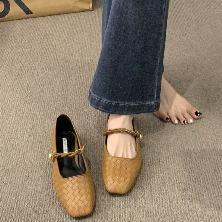 French Mary Jane Shoes Women's Shoes Spring Autumn New Style Shallow ...