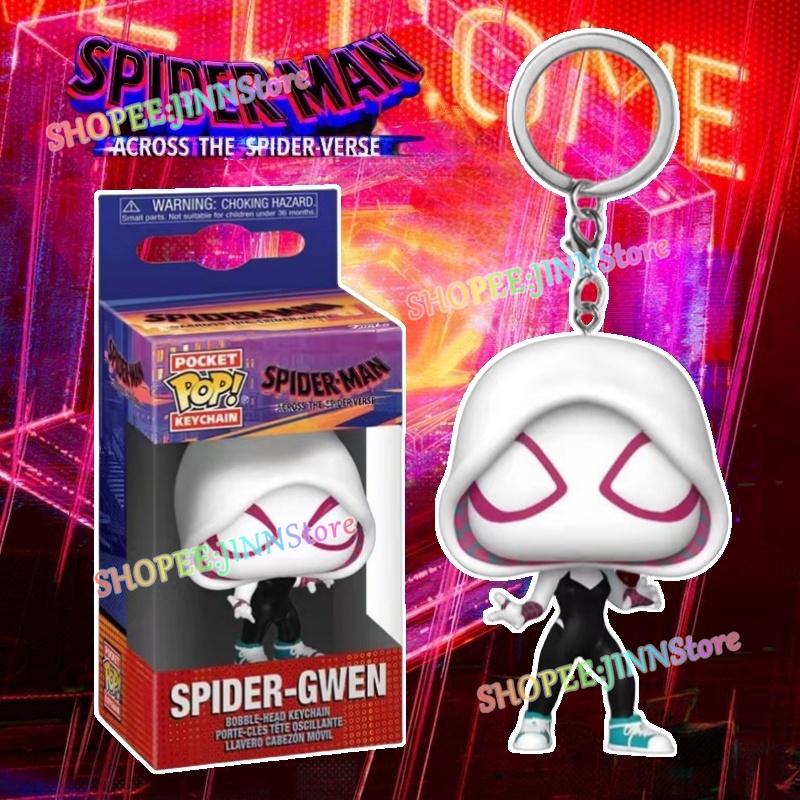 - JN - Spider-Man: Across the Spider-Verse Keychains Funko Pop Spider ...
