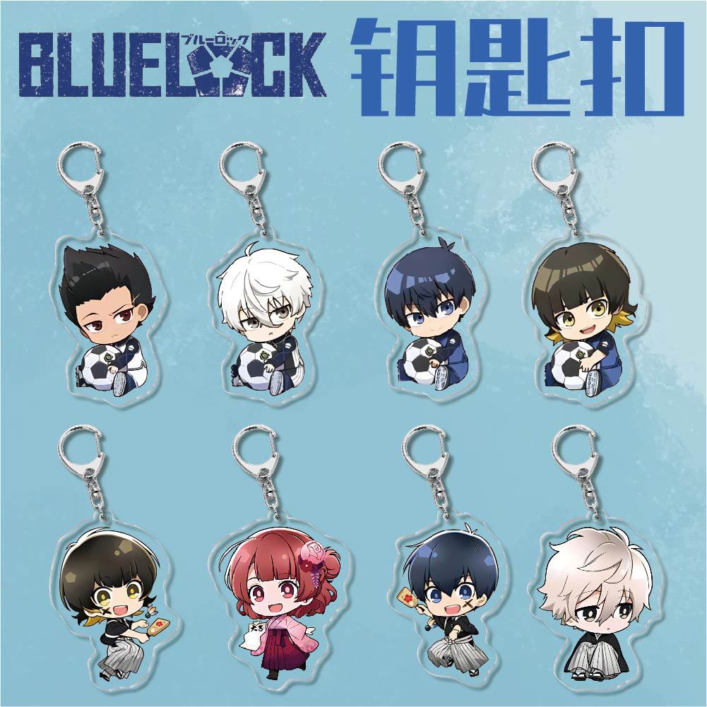 Anime BLUE LOCK Acrylic Pendant Keychain Double-Sided Isagi Yoichi ...