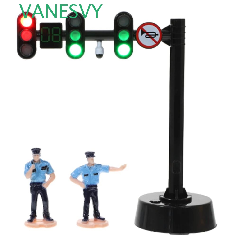 VANESVY Traffic Toy Light Signs, Safety Model Mini Stop Model Toys ...