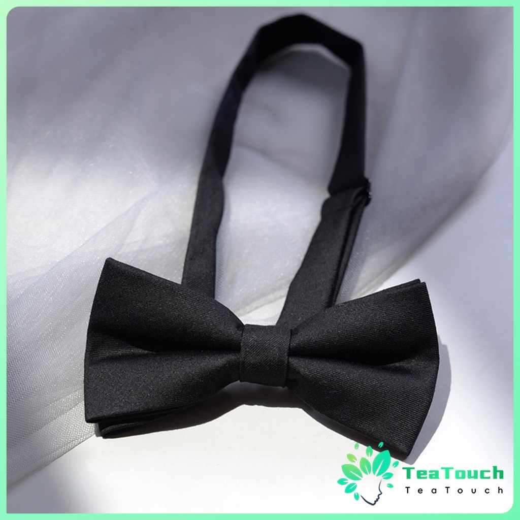TeaTouch Men Classic Satin Silk Bowtie Wedding Stretchable Bow Tie ...