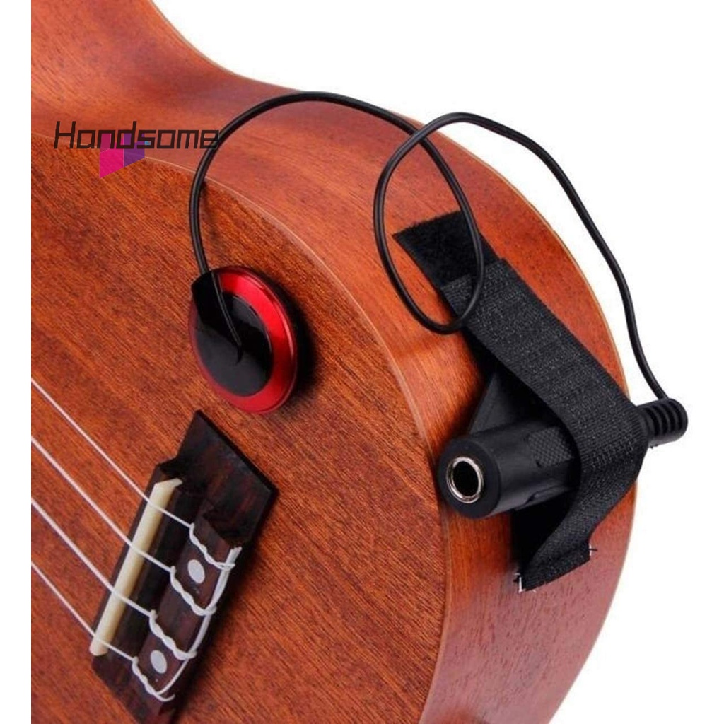 Handsome- 1Pcs Piezo Contact Microphone Pickup for Guitar Violin Banjo ...