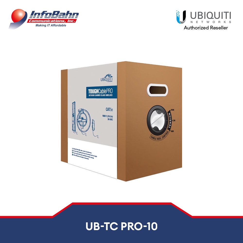 Ubiquiti Tough Cable Pro Cat5e Outdoor Utp Cable, 4 Pairs, 1000 Ft 305m ...