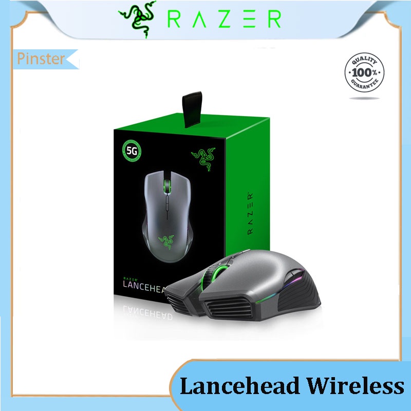 Razer Lancehead Wireless + Wired Gaming Laser Mouse With RGB Chroma ...