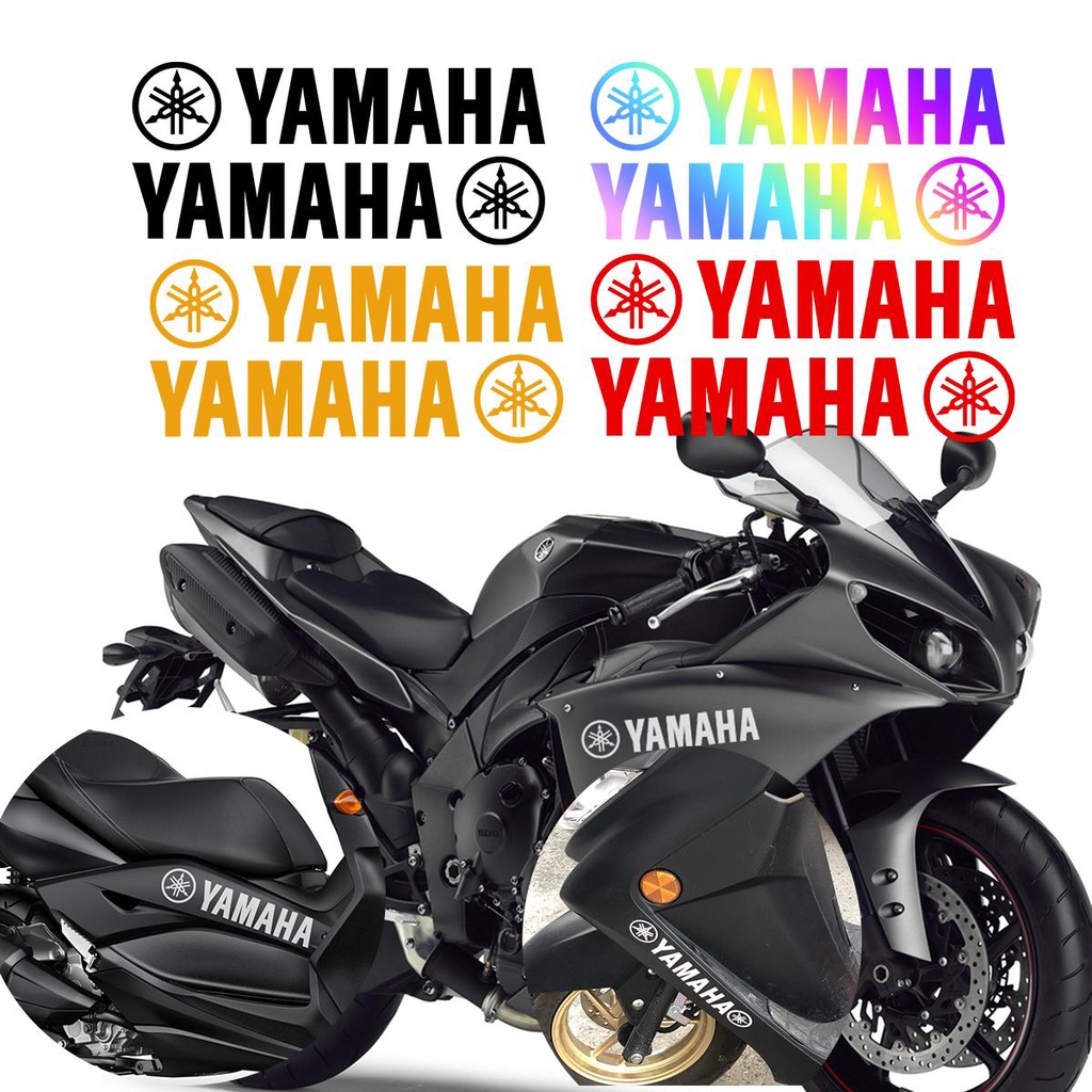 Electric motorcycle personalized reflective letter YAMAHA power ...