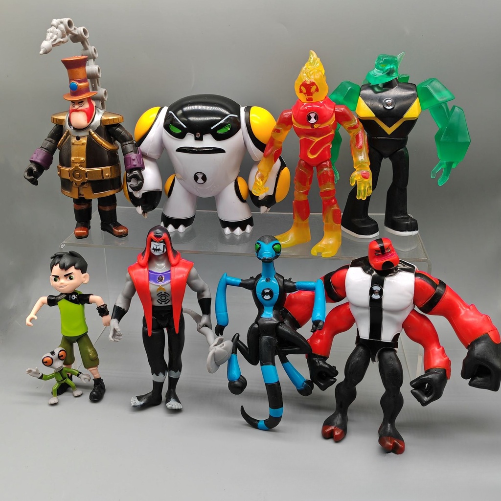 9Pcs BEN 10 Figures Pvc Action Figure Alien Tennyson Figure Patung ...
