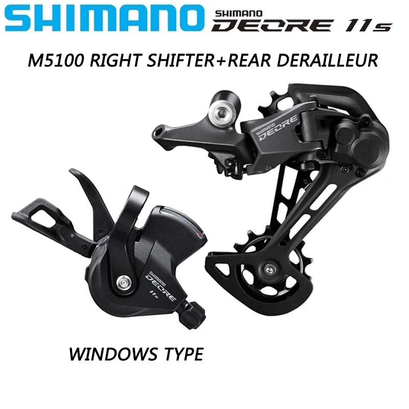 SHIMANO Deore M5100 M6100 1X11 12 Speed Groupset SL-M5100 M6100 Right Shifter Lever RD-M5100 ...