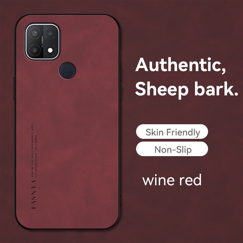 For OPPO A15S A 15S OPPOA15S Case Soft Silicone Edge Hard Back Cover PU ...