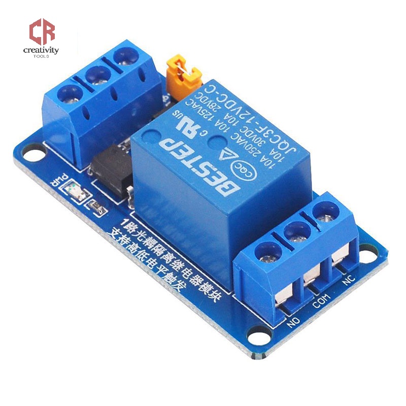 [CR] 3.3V 5V 12V 24V 1 Channel Relay Module High and low Level Trigger Relay Board New | Shopee ...