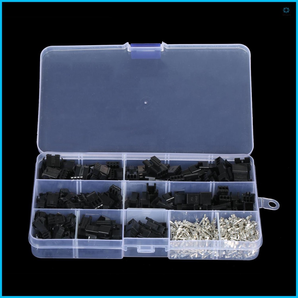 [COD] 480Pcs JST 2.54mm Pitch 2-Pin 3-Pin 4-Pin Connector Housing ...