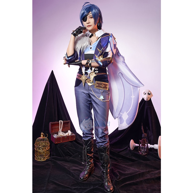 CosplayFM Genshin Impact cos Kaeya cosplay Comic game clothing for men ...