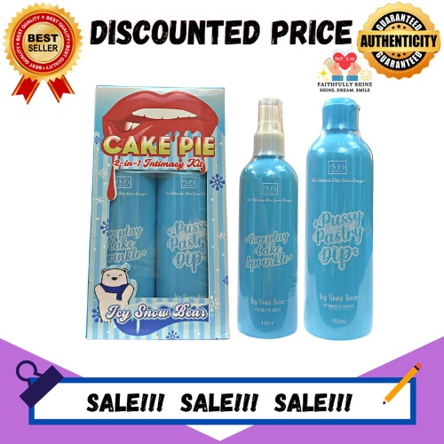 Cake Pie Icy Snow Bear Intimate Mist and Intimate Wash 2-in-1 Kit for ...