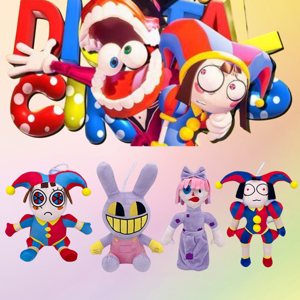 The Amazing Digital Circus Jax Soft Plush Toy Pomni Rabbit Doll Plush ...