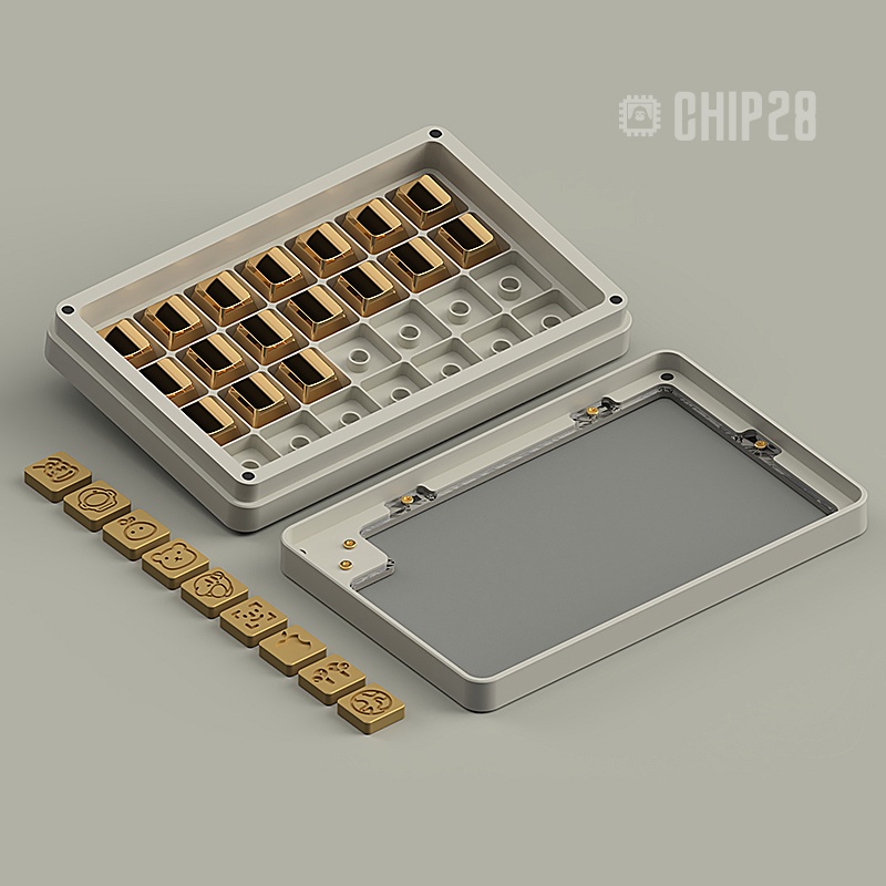 [Ape Table Pie] Chip28 Customized Magnetic Keycap Storage Box 3D ...