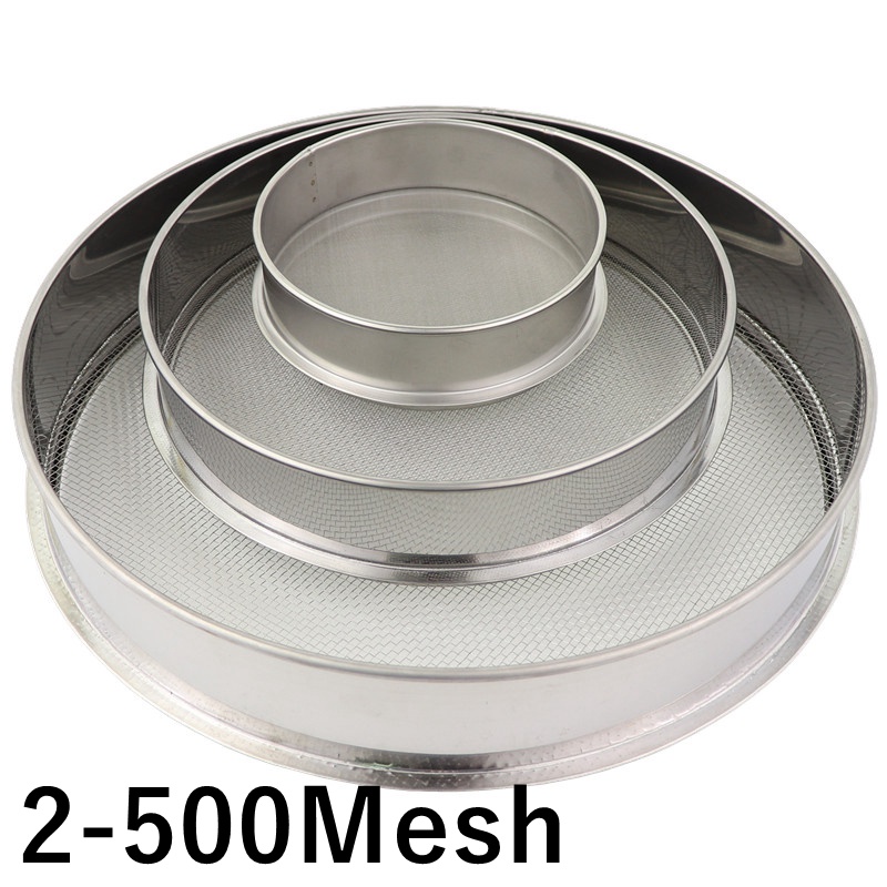 2-400 Mesh 15/25cm Round 304 Stainless Steel Flour Sieve Strainers ...