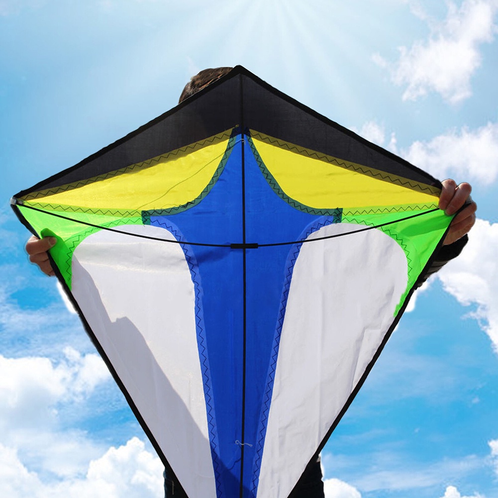 [clarins.ph] Diamond Shaped Kite Easy To Fly Large Kite Toy Primary ...