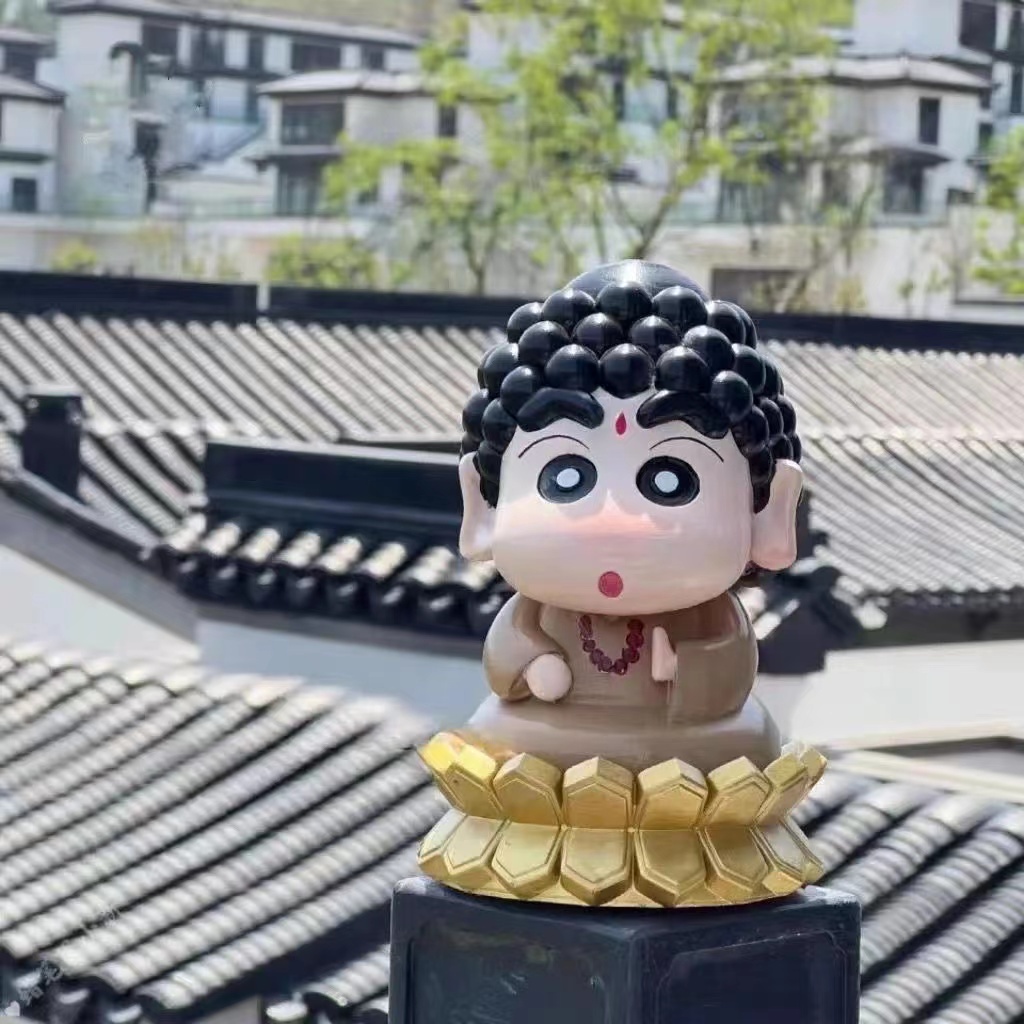 Crayon Shin-chan Cos Statue of Liberty Action Figure Q Version ...