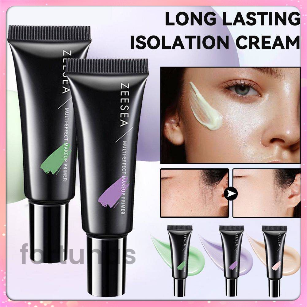 【3pcs】zeesea Makeup Base Moisturizing Face Primer Cream Isolation Blue Pore Brightening Color ...