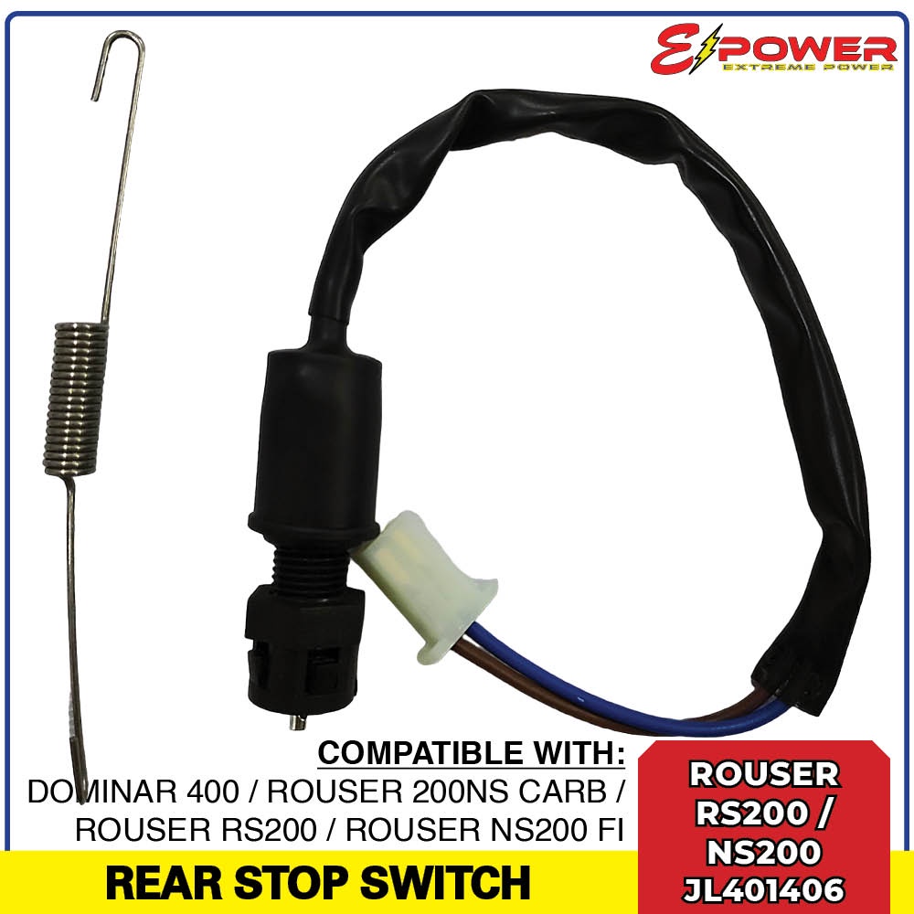 E-POWER ROUSER RS200 / NS200 / 200NS, DOMINAR 400 Rear Stop Switch Set ...