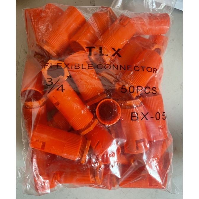 Per 50pcs for sale)orange Pvc flexible hose connector and pipe ...