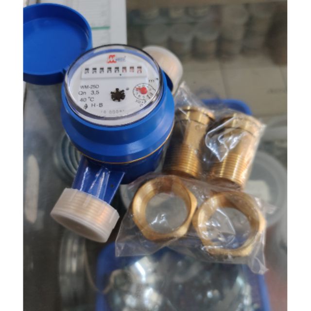 ♞Meco Water Meter Submeter / Metro 1 Inch Heavy Duty Brass Type (Calibrated But No Papers ...