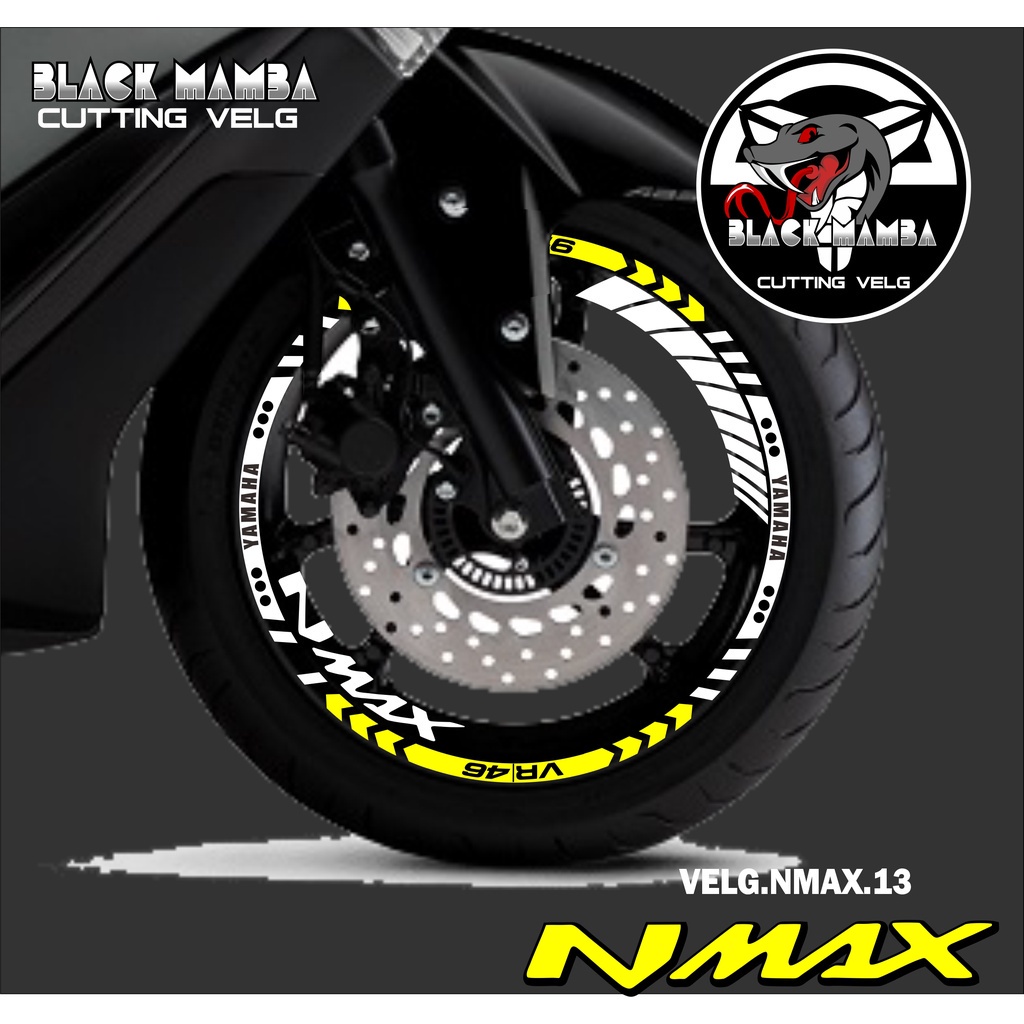 Nmax VELG CUTTING STICKER - LIST STICKER VARIATIONS OF YAMAHA NMAX 13 ...