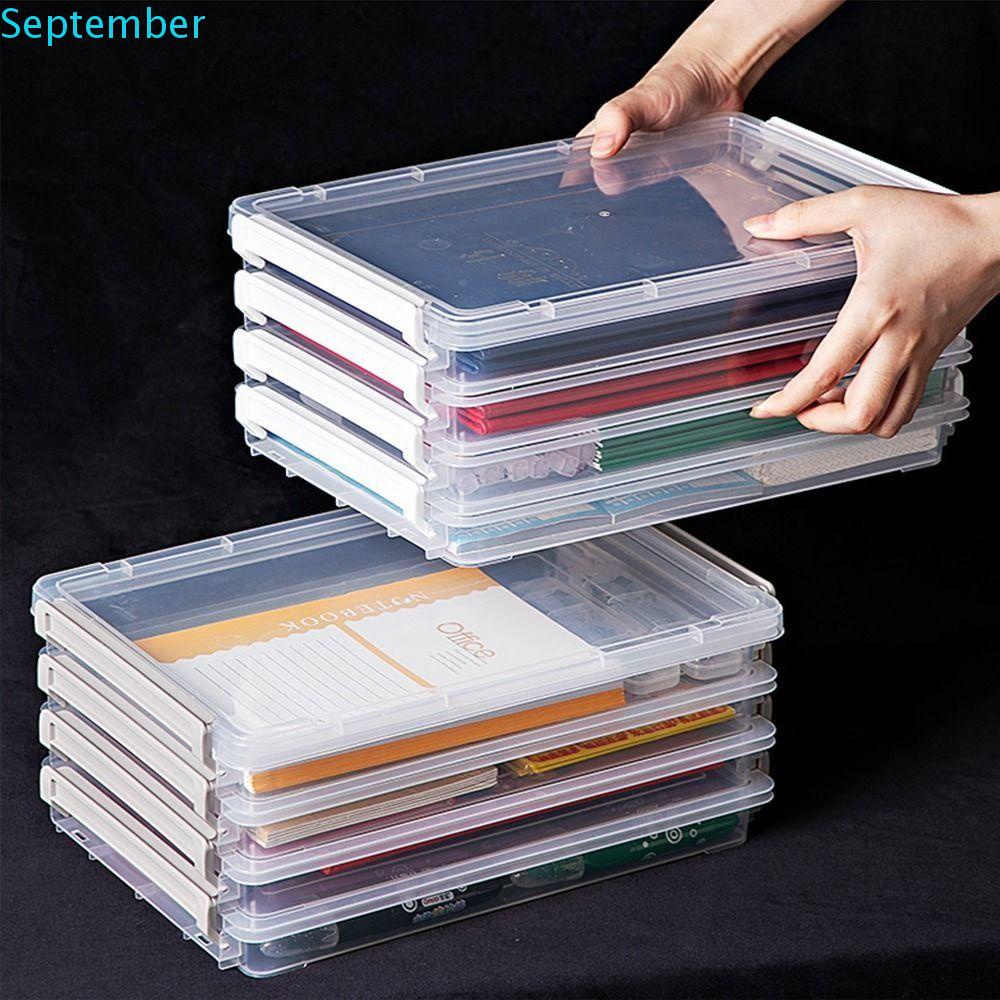 SEPTEMBER Certificates Storage Box Contract A4 A5 A6 Desk Organizer ...
