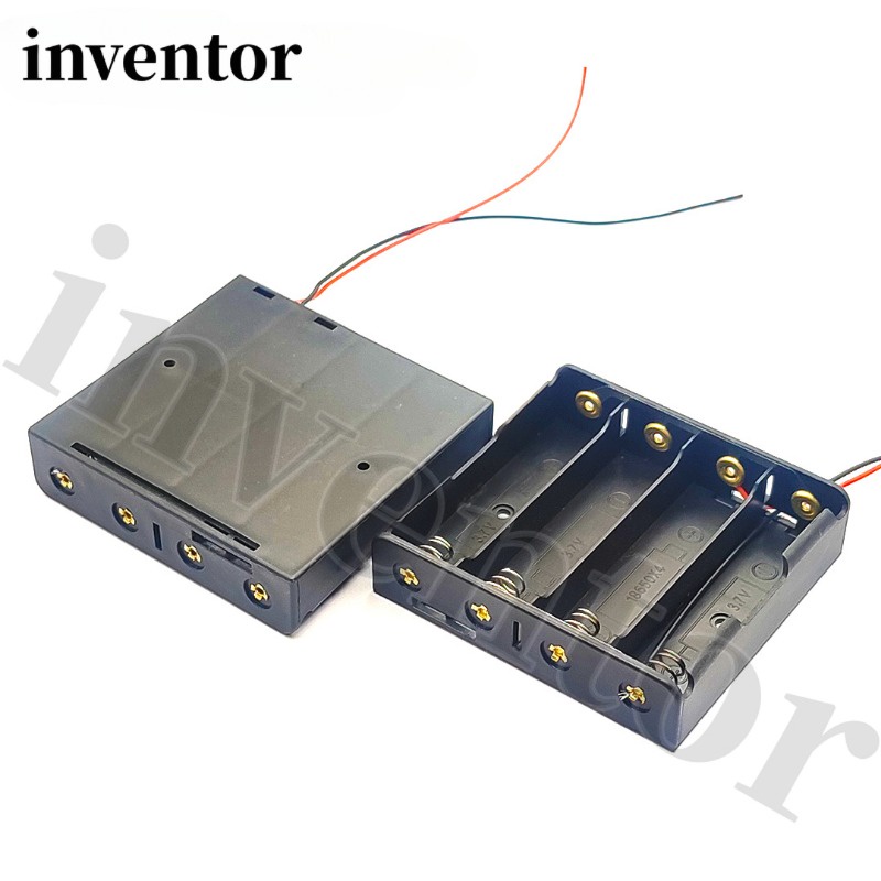 【2PCS / LOT】18650 Parallel 1/2/3/4/18650 Battery Holder 18650 Storage ...