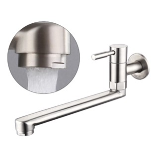 COLO Wall Mount Kitchen Tap with Long Outlet Length Easy Installation ...